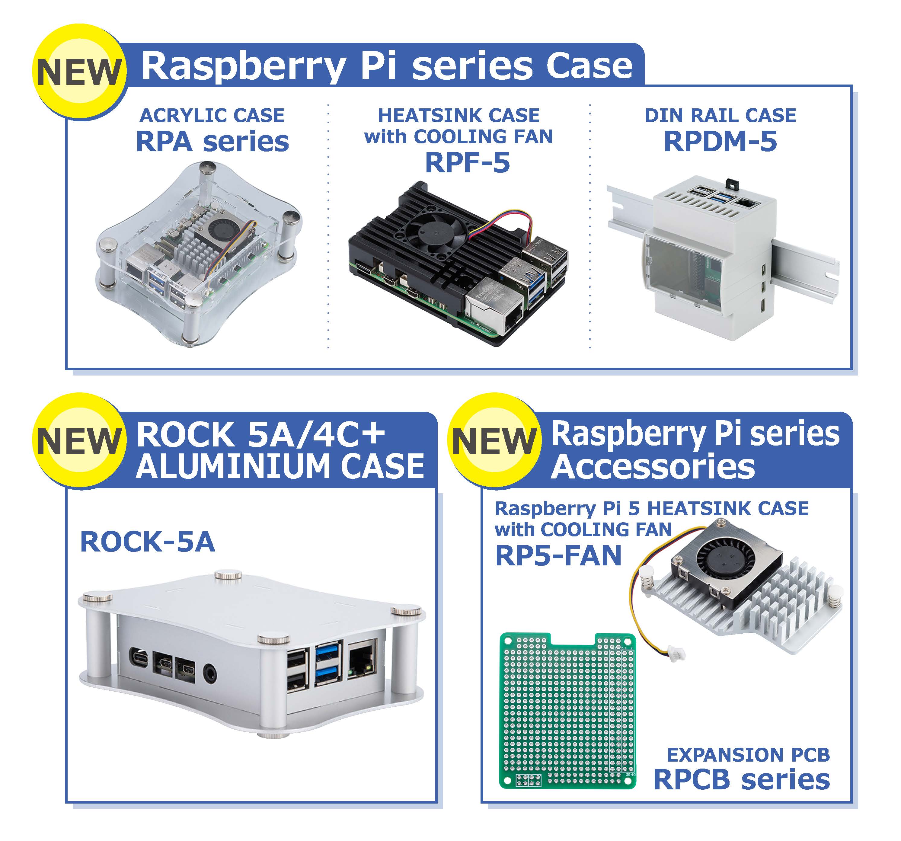 NEW Raspberry Pi series CASE and ACCESSORIES LAUNCHED! | TAKACHI - Manufacturer of electronics ...